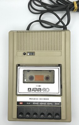 ATARI 410 Data Cassette PROGRAM RECORDER for ATARI 8-Bit Home Computers ...