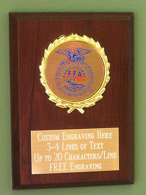 FFA/Future Farmers of America Award Plaque 4x6 Trophy FREE engraving | eBay