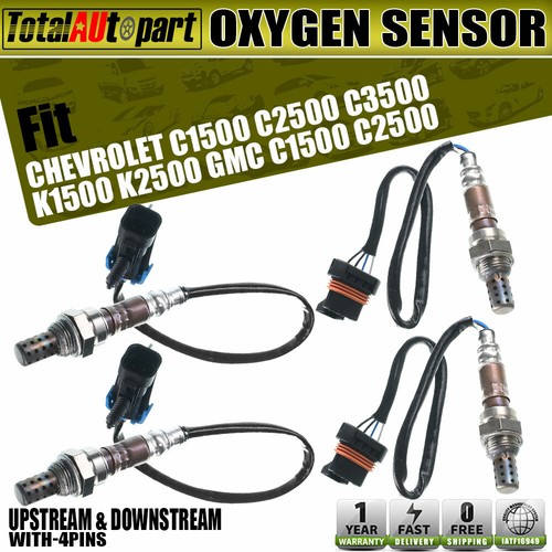 4x O2 Oxygen Sensors for Chevy Tahoe GMC C1500 C2500 C3500 K1500 Up ...
