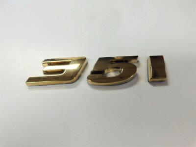 FORD 351 ENGINE ID FENDER HOOD SCOOP QUARTER PANEL TRUNK EMBLEMS GOLD ...