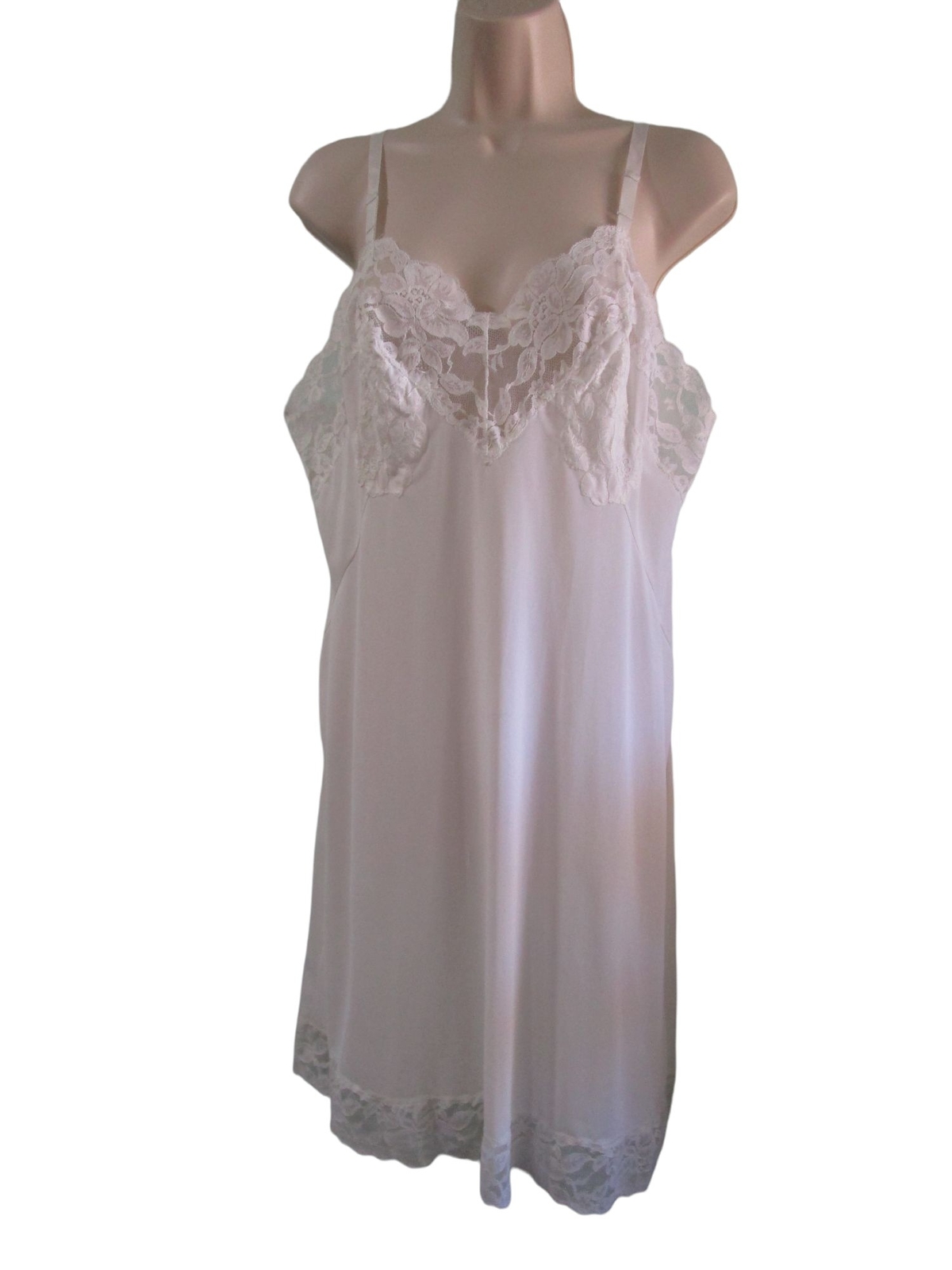 Vintage Gossard Artemis Lace Trim Full Slip Ladies 38… - Gem