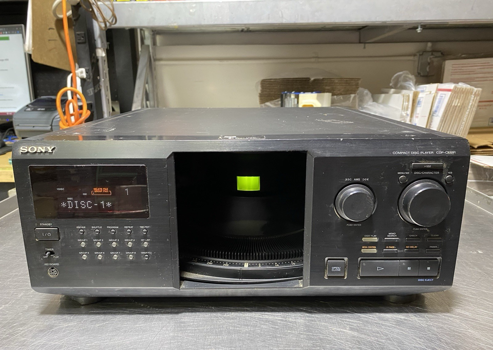 Sony CDP-CX300 Mega Storage 300 CD Disc Changer Player | eBay