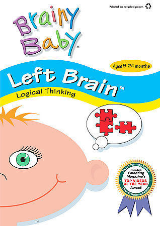 SET Brainy Baby Left Brain DVD Classical Tunes Audio CD 2007 Shower ...