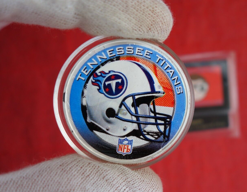 TENNESSEE TITANS 1 Oz American Silver Eagle $1 US Coin Colorized NFL ...