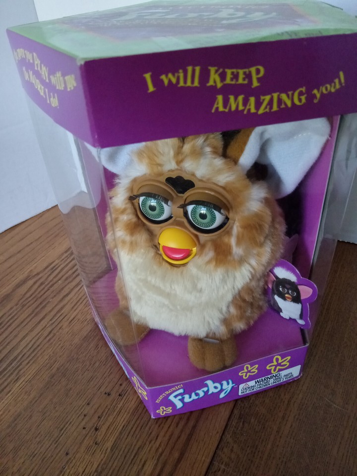 VTG 1998 FURBY ORIGINAL UNOPENED Box Brown Tan 1st Edition Tiger ...