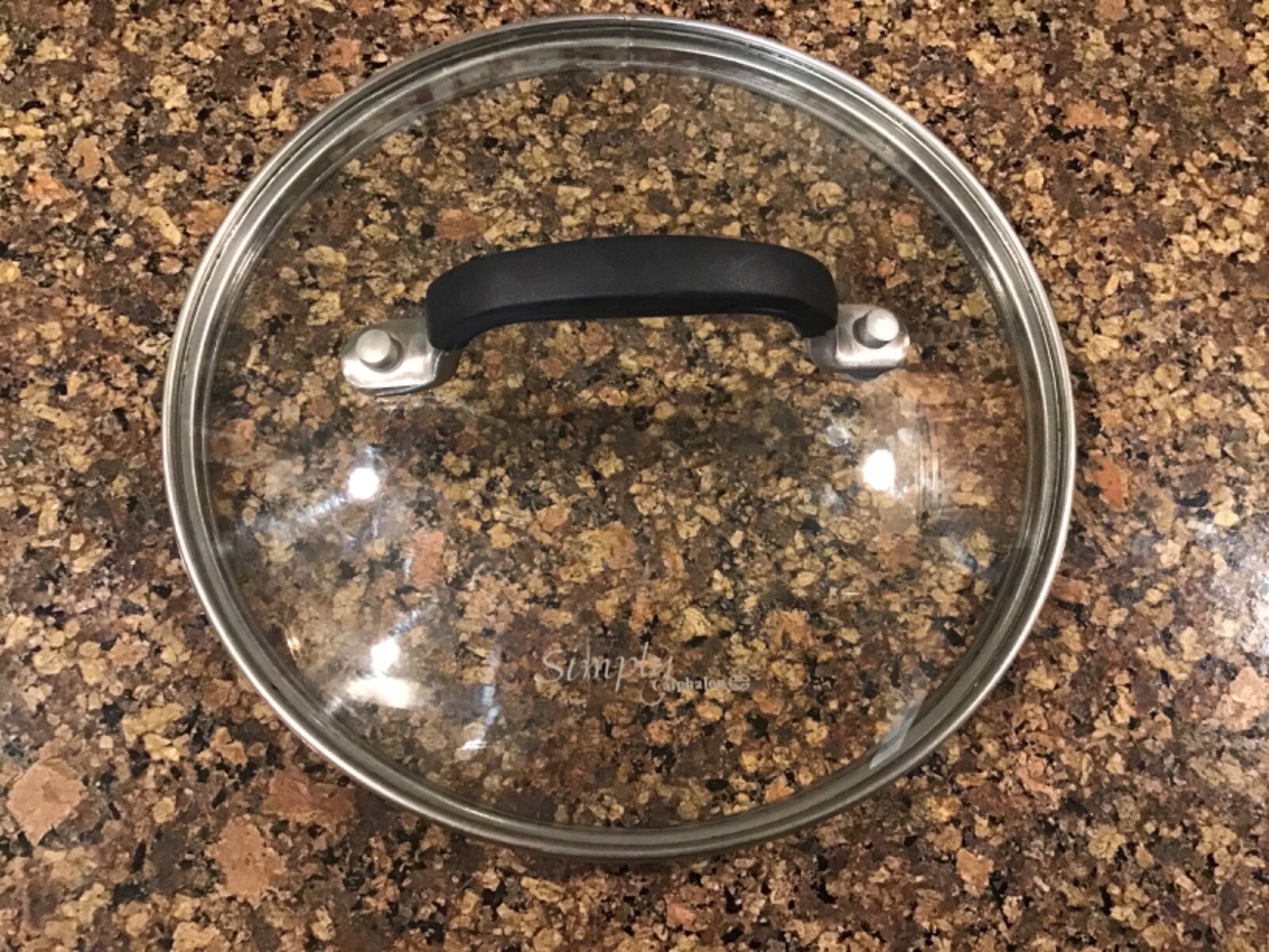 Simply Calphalon Lid Replacement Tempered Glass 7" Rubber Grip ...