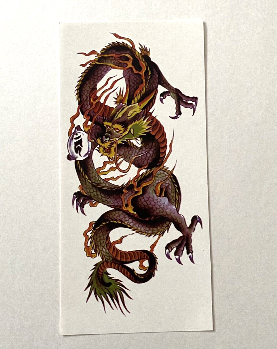 Body Painting Cool Dragon Tattoos