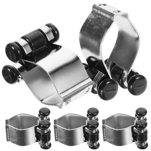 5 Pcs Wall Mounted Pool Stick Rack Pole Clip Holder Fishing Rod Fixing ...