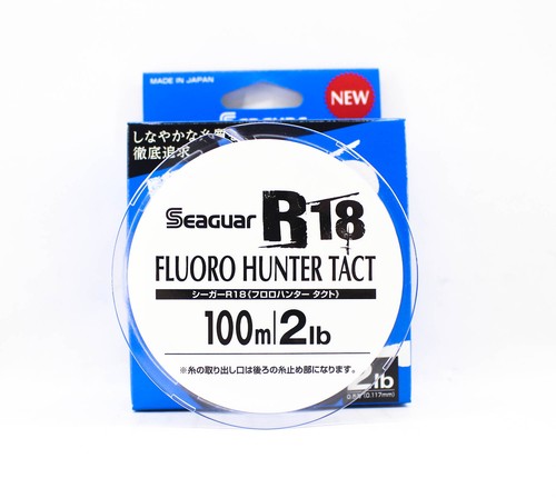 Seaguar Fluorocarbon R18 Fluoro Hunter Line 100m 2lb-0.117mm (3967) 4562398223967| eBay