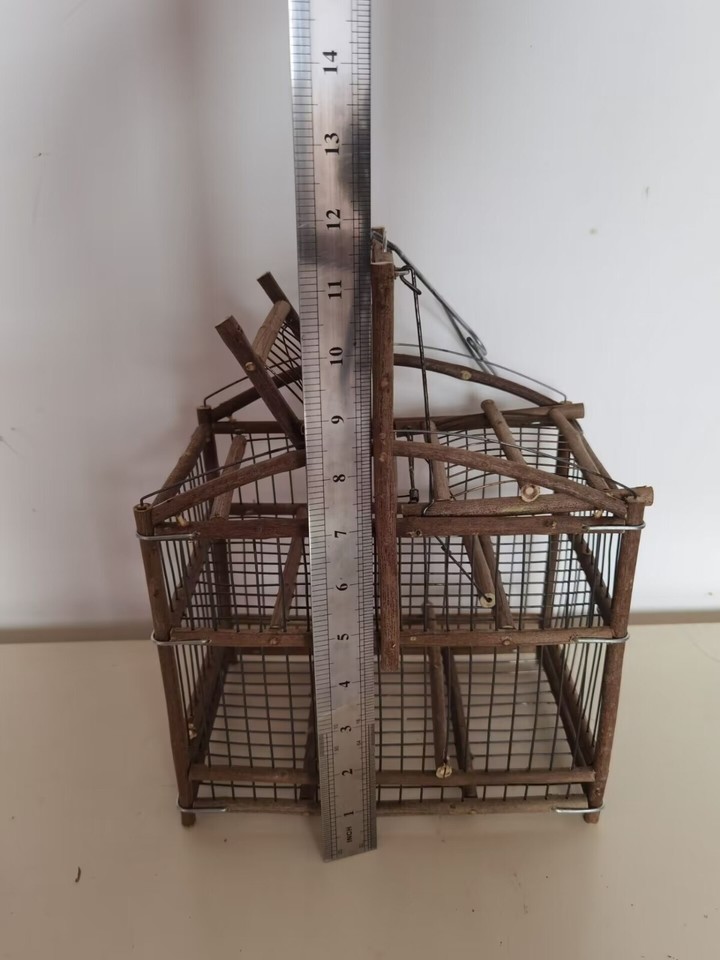 2-Door Birdcage Repeating Trap Cage Hunting Escaped bird cage Birds ...