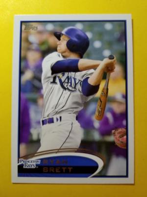 RYAN BRETT - RC ROOKIE #8 TAMPA BAY RAYS - 2012 TOPPS DEBUT BASEBALL | eBay