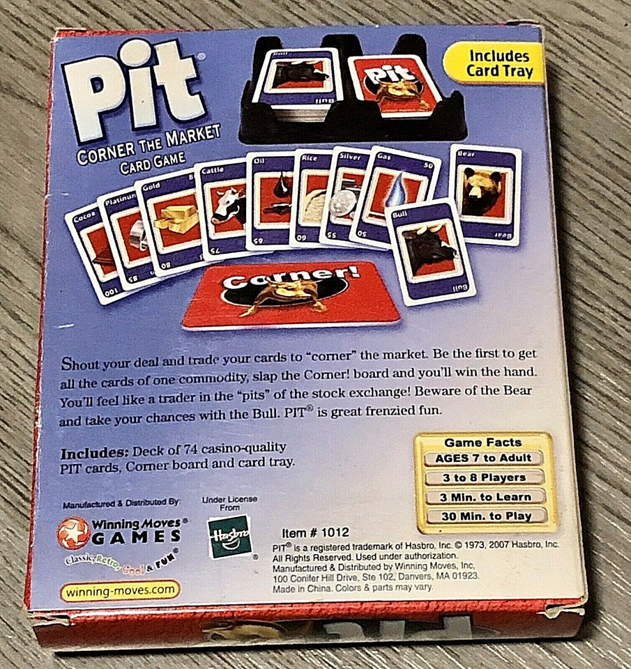 Pit Card Game Corner The Market Winning Moves Classic Trading with ...