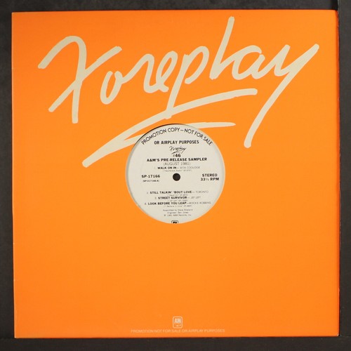 Various Foreplay 46 August 1981 Aandm 12 Lp 33 Rpm Ebay
