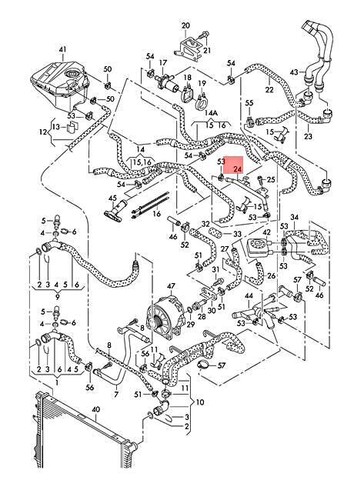 Genuine AUDI VW Q7 Touareg 4LB 7L6 7LA Bracket With Coolant Pipe ...