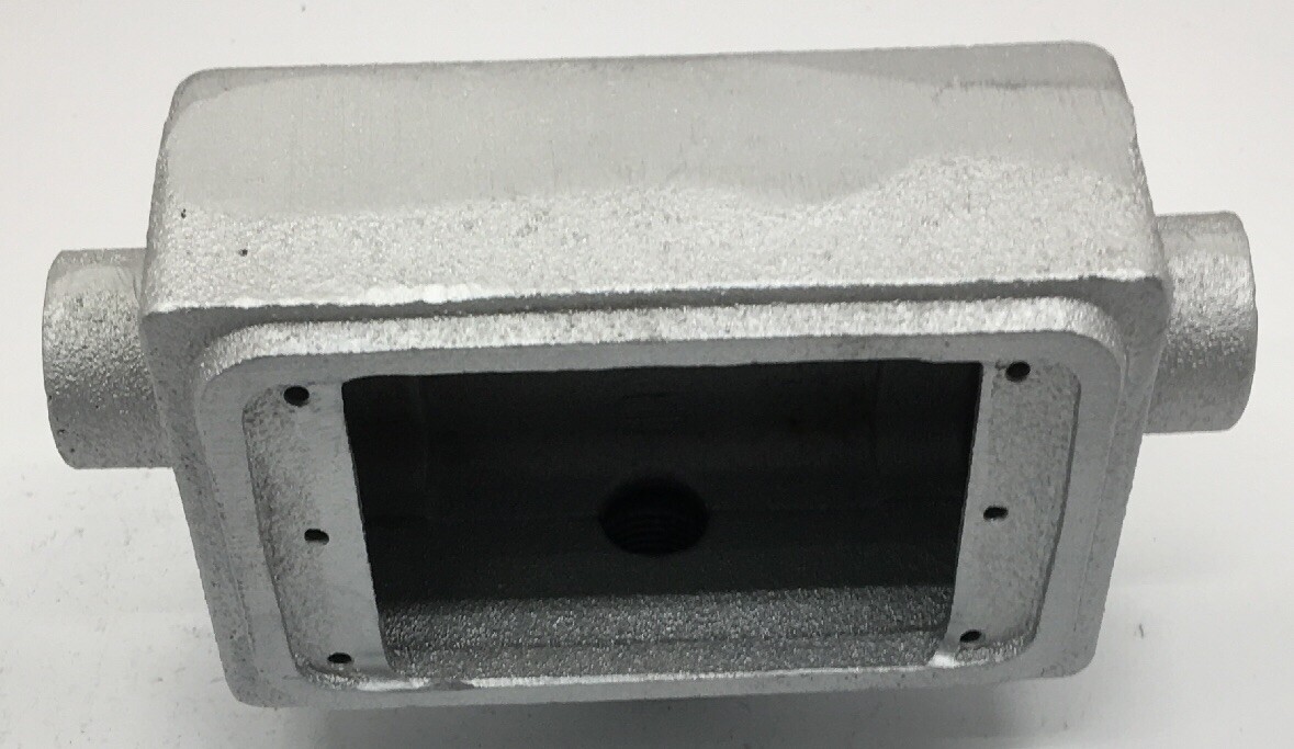 FSCT-1-50-A APPLETON SINGLE FACE X 2-INCHCH 1 GANG 3 HUB LOCATION SIDE ...