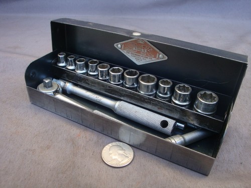 Vintage SK Tools 1/4” 16 Piece Socket Set SAE Diamond Logo READ | eBay