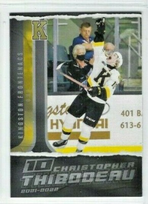 2021-22 Kingston Frontenacs (OHL) Christopher Thibodeau | eBay