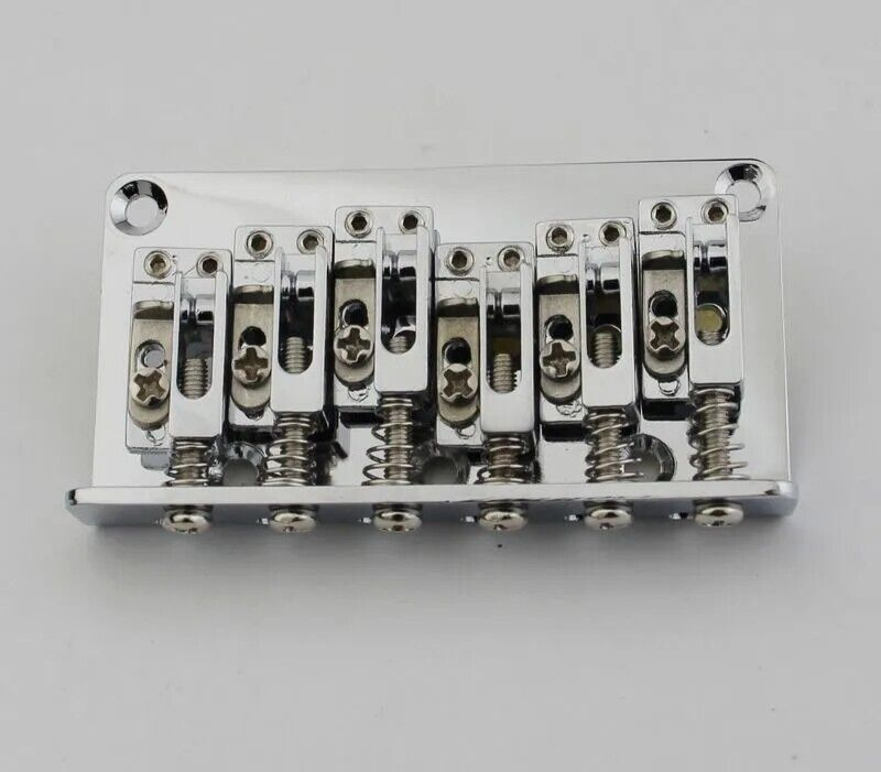 Chrome 12 String Guitar Fixed Hardtail Bridge For Fender Stratocaster ...