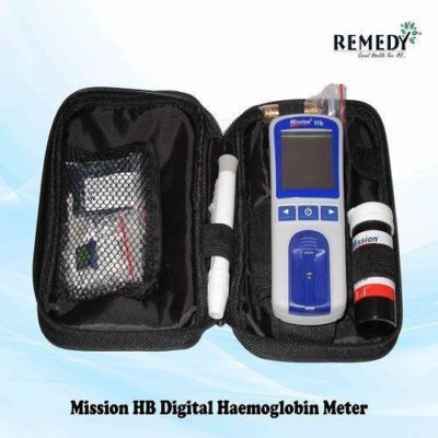 Mission Digital Hb Hemoglobin Testing Meter with 60 Test Strips TRANSIT ...