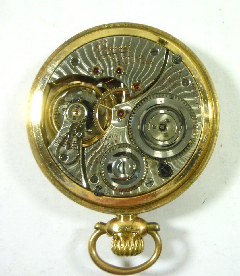 Antique 1922 Illinois Railroad Grade Bunn Pocket Watch 19j 16s Runs | eBay