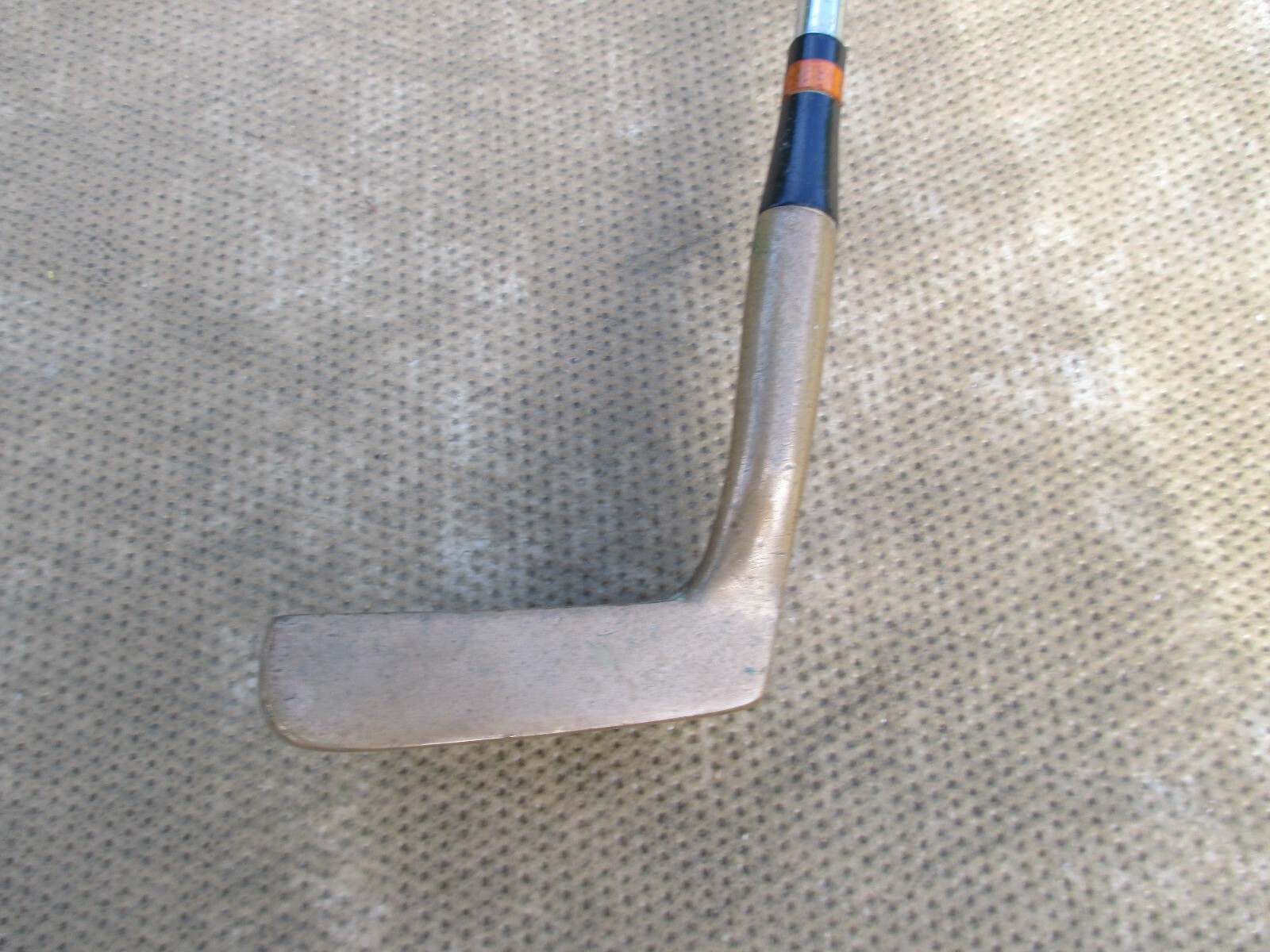 VINTAGE RITE LINE BRASS PUTTER MODEL GO-FER STEEL SHAFT 34" | eBay