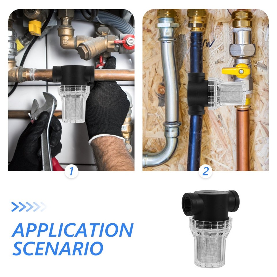 Water Pump Strainer Filter with 40 Mesh Screen for Effective Water ...