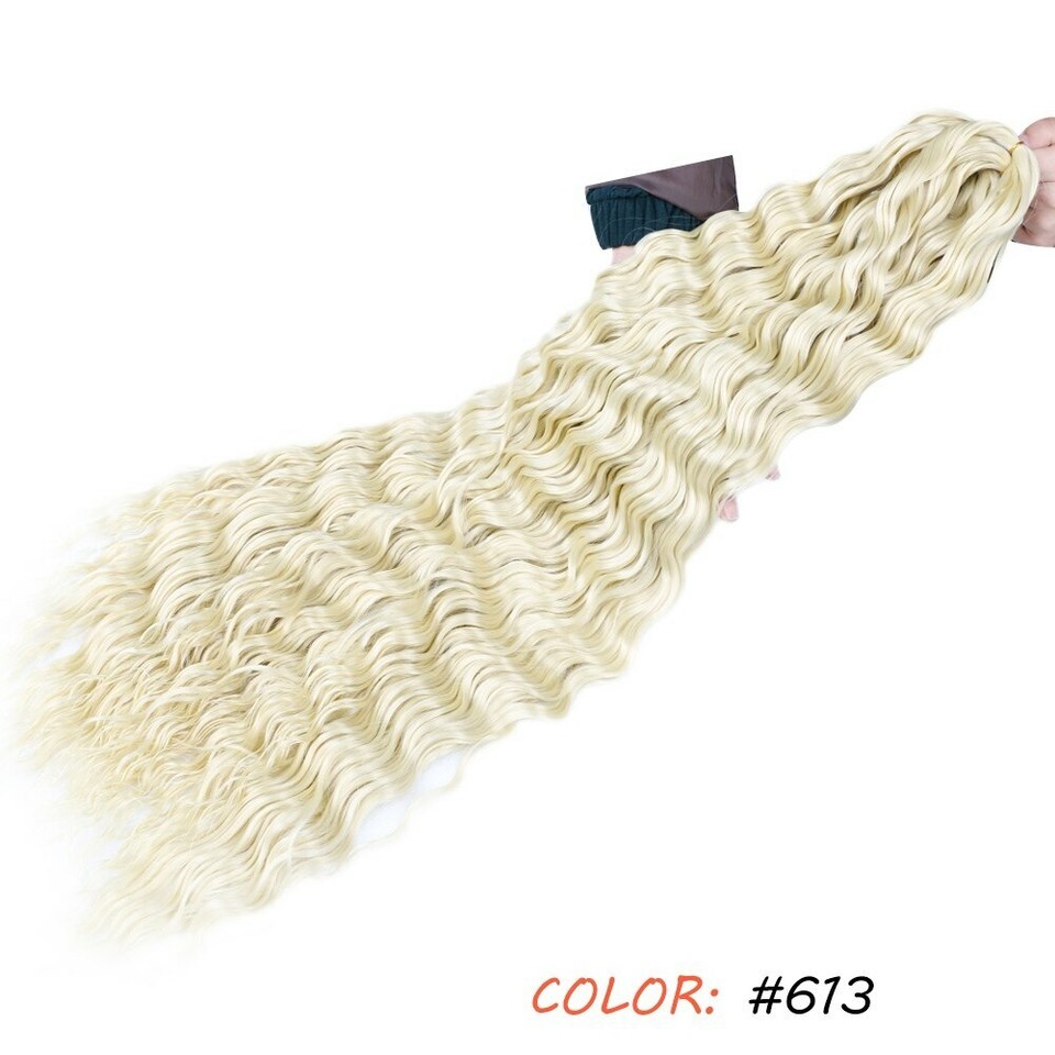 32 Inch Synthetic Deep Wave Hair Crochet Braids Wave Braiding Hair ...