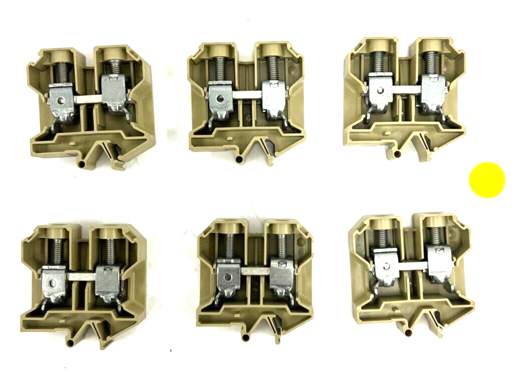 WEIDMULLER SAK 35/35 TERMINAL BLOCK SAK SERIES 35MM 125 AMP 750V LOT OF ...