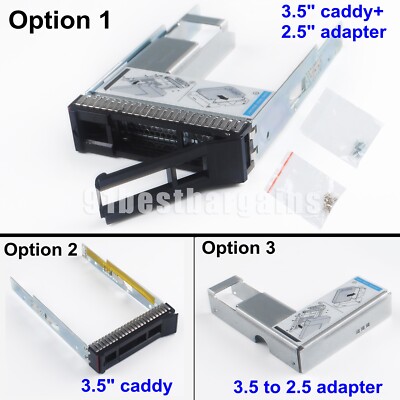 3.5" SM17A06251 Tray Caddy 2.5'' Adapter 9W8C4 for Lenovo SR650 SR550 ...