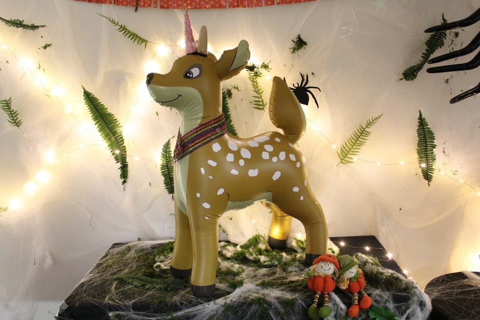 Jet Creations Inflatable Deer 36" H Animal Replica Figure Party Holiday ...