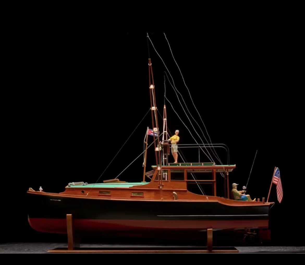Ernest Hemingway Custom Yacht Model Pilar 1:18 703mm 27.6" RC Model ...