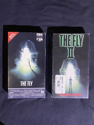 CBS FOX THE FLY 1 AND 2 (VHS, 1997) JEFF GOLDBLUM & GEENA DAVIS ...