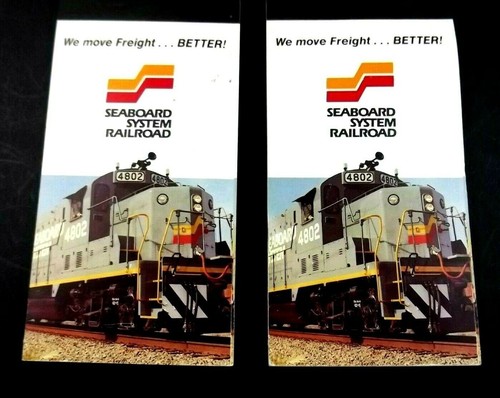 Seaboard System Railroad Note Pad Lot Of 2 | eBay