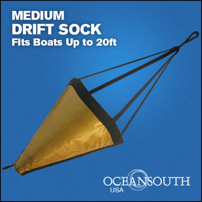 32" Drift Sock Sea Anchor Drogue, Sea Brake Fits Boats Up To 20 ...
