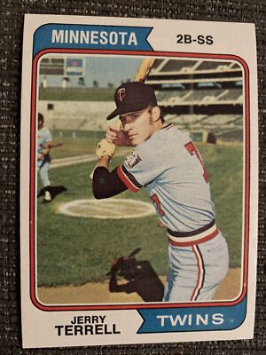 1974 Topps Baseball Card #481 Jerry Terrell Minnesota Twins NMMt Free ...