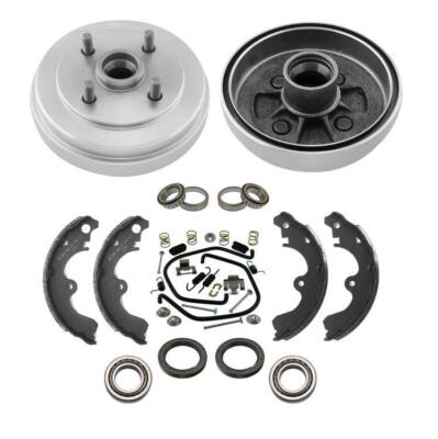 Rear Drums Brake Shoes Spring Kit Seals Bearings Toyota Tercel No Abs ...