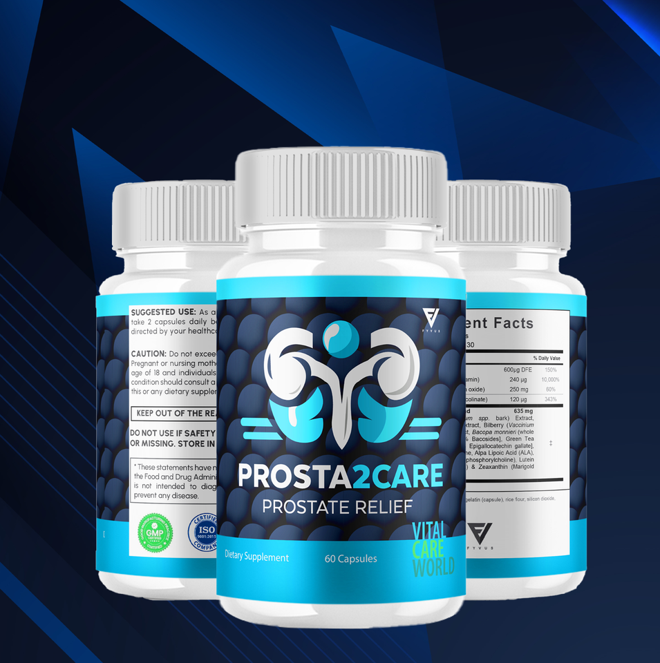 (3 Pack) Prosta2Care Capsules Prosta Care Prostate Support (180 ...