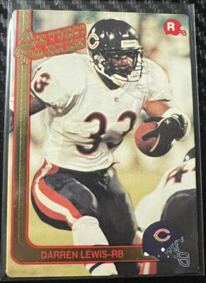 1991 Action Packed Rookie Update Football Card #60 Darren Lewis RC ...