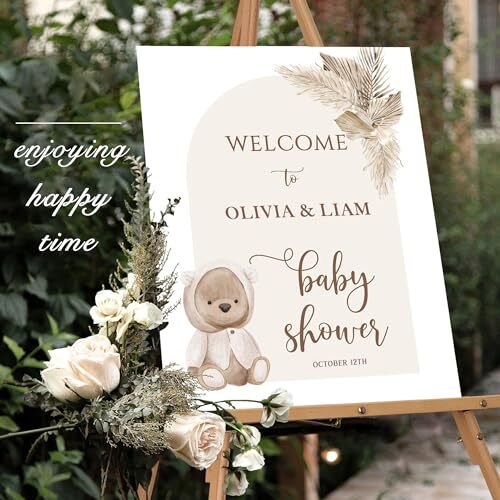 DANMO 63'' Wooden Easel Stand for Wedding Sign, Picture, Painting ...