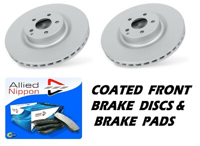 2 x FRONT BRAKE DISCS & BRAKE PADS fits SUZUKI SWIFT 2005-2011 1.3 & 1. ...