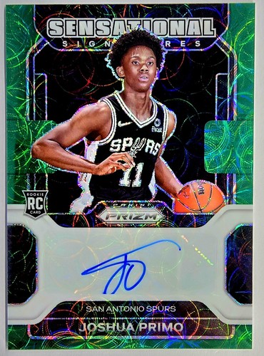 2021-21 JOSHUA PRIMO AUTO PANINI PRIZM SENSATIONAL SIGNATURES CHOICE ...
