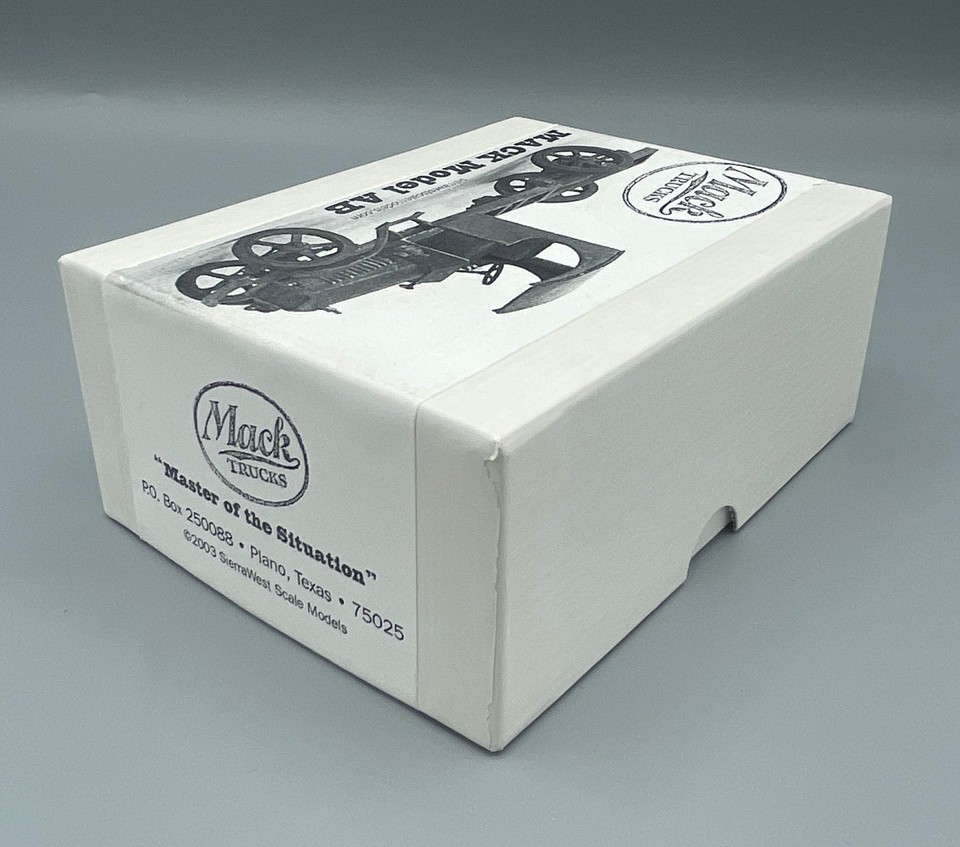 NIOB, Sierra West Mack Trucks Model AB O Scale White Metal Truck kit VE ...
