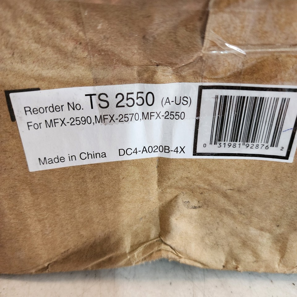 Muratec TS2550 Black Cartridge for MFX-2590 MFX-2570 MFX-2550 Genuine ...