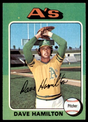 1975 TOPPS DAVE HAMILTON OAKLAND ATHLETICS #428 | eBay