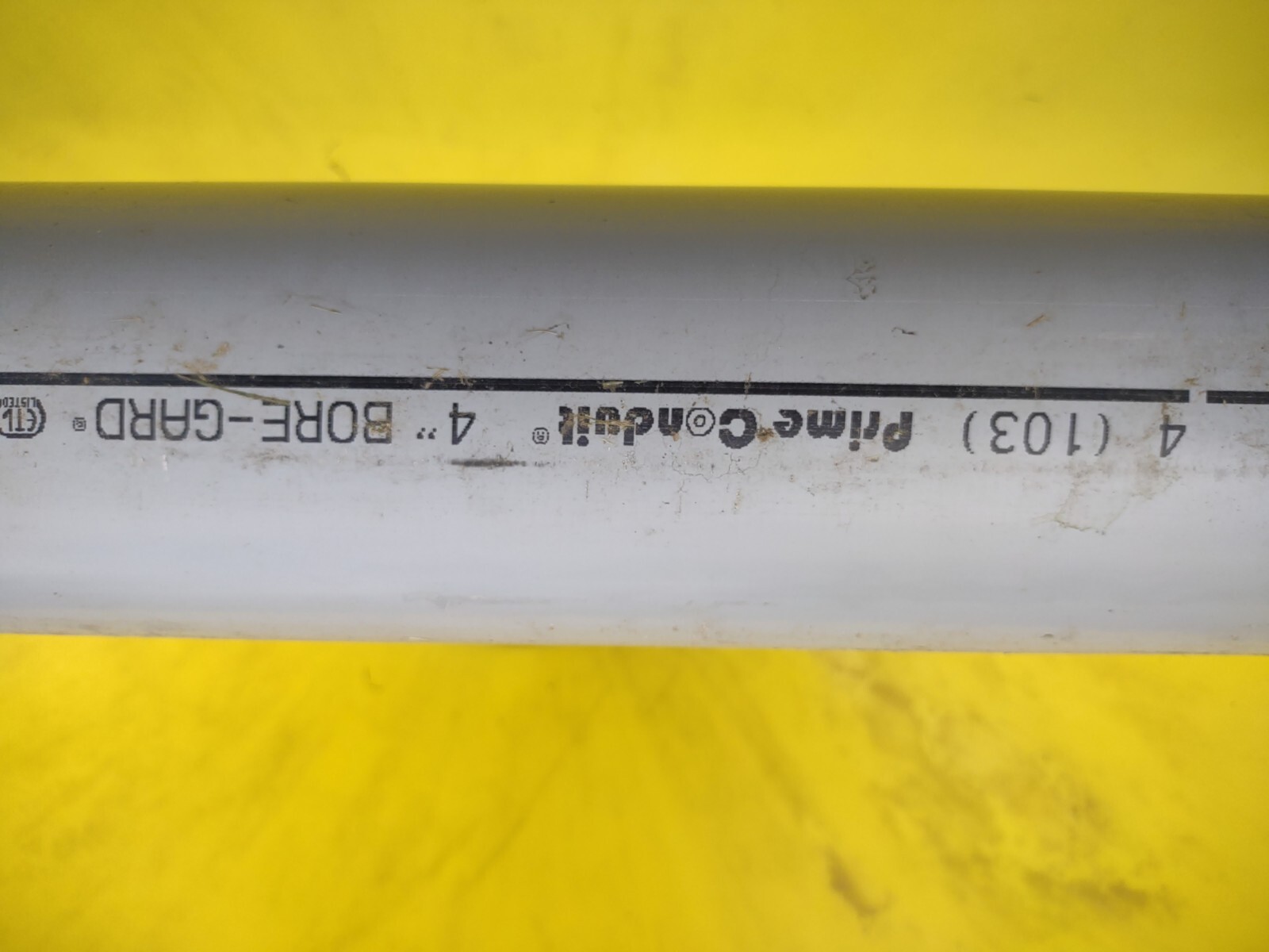 Prime Conduit 4" Bore Gard schedule 40 PVC pipe 10 ft. | eBay