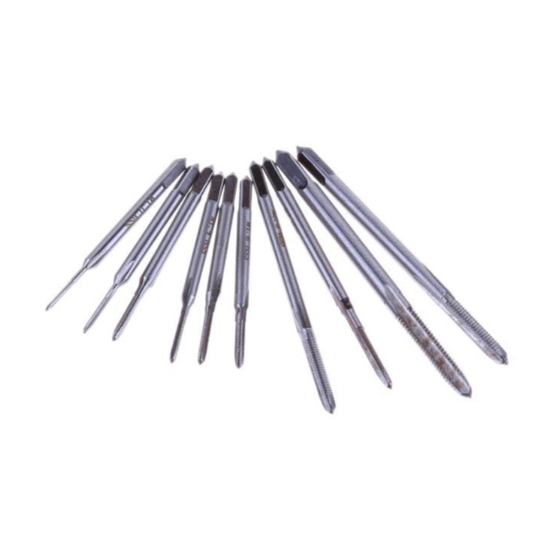 11Pcs M1-M3.5 Mini Screw Tap Set Hand Thread Wire Tapping Threading ...