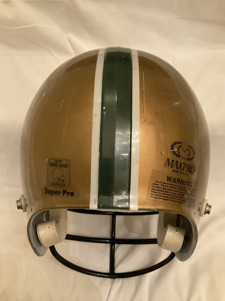 Maxpro Baylor Bears 1986 Game Used Clear Shell Football Helmet Rare | eBay