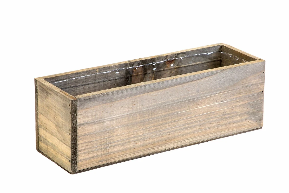 Rustic Barn Wood Planter Boxes