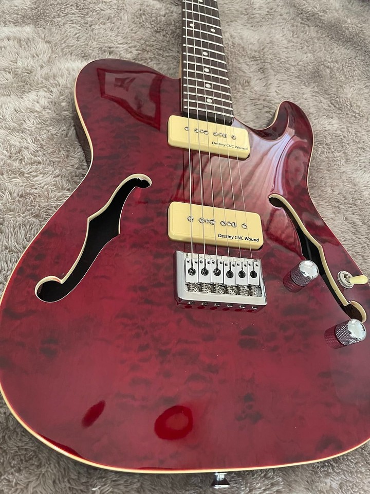 IYV Tele style with p90s 2020s - Red gloss | eBay