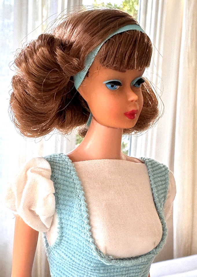 Vintage Barbie American Girl Side Part by Fabienne Lolaxs Reroot | eBay